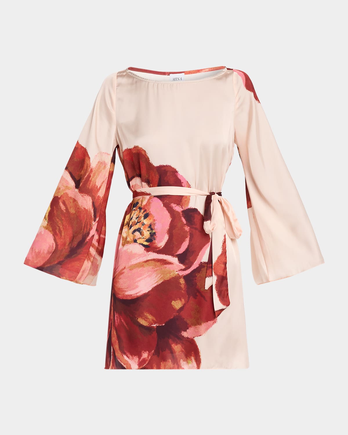 Misa Twiggy Peony Mini Dress - Peony Love | Editorialist
